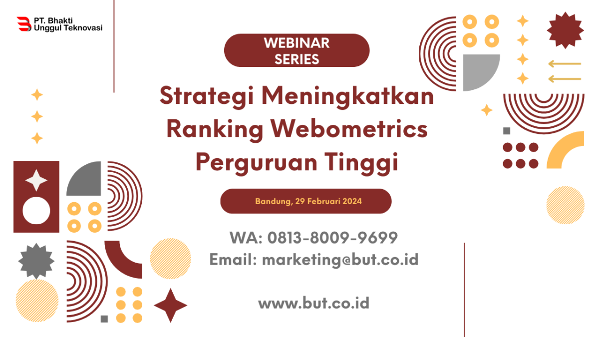 Webinar Series 1: Strategi Meningkatkan Ranking Webometrics Perguruan Tinggi